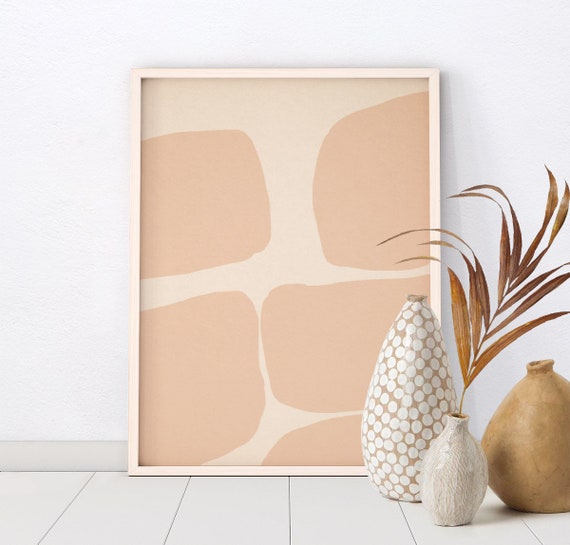 Abstract Neutral Art Downloadable Print Printable Modern | Etsy