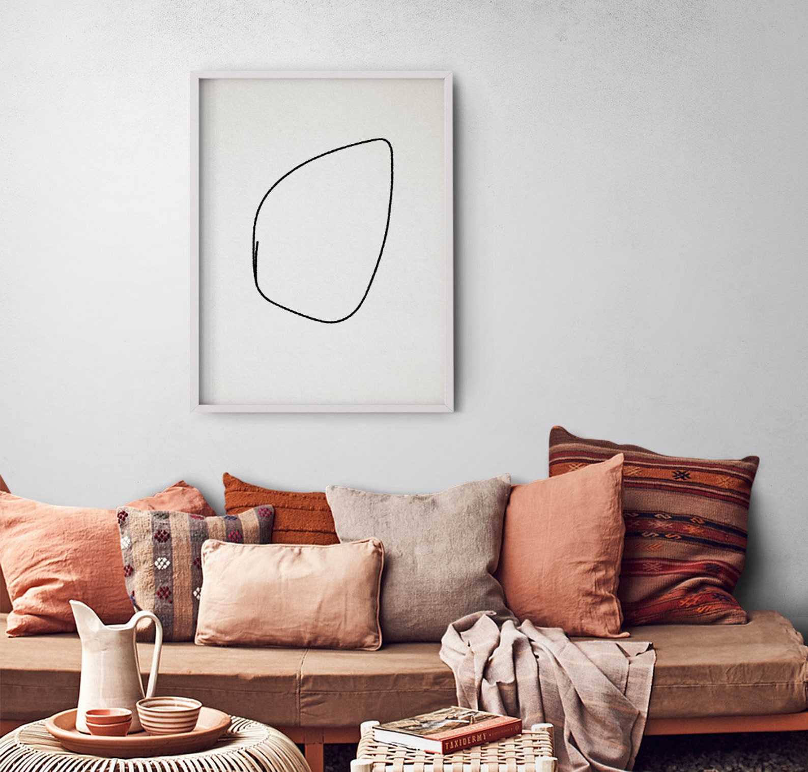 Printable Minimalist Wall Art Downloadable Print Abstract | Etsy