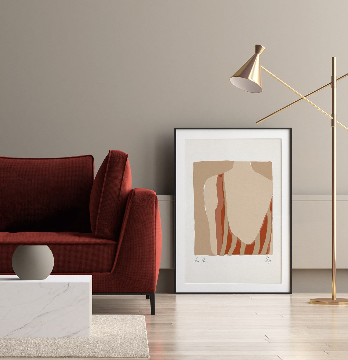 Woman Figure Wall Art Downloadable Print Printable Modern - Etsy