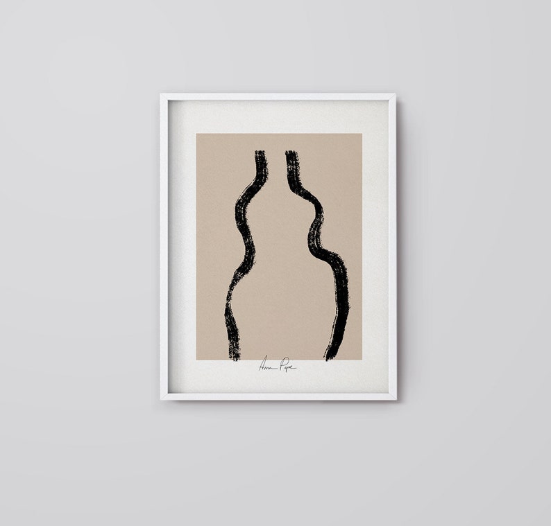 Simple Form Art Downloadable Print Printable Wall Art - Etsy