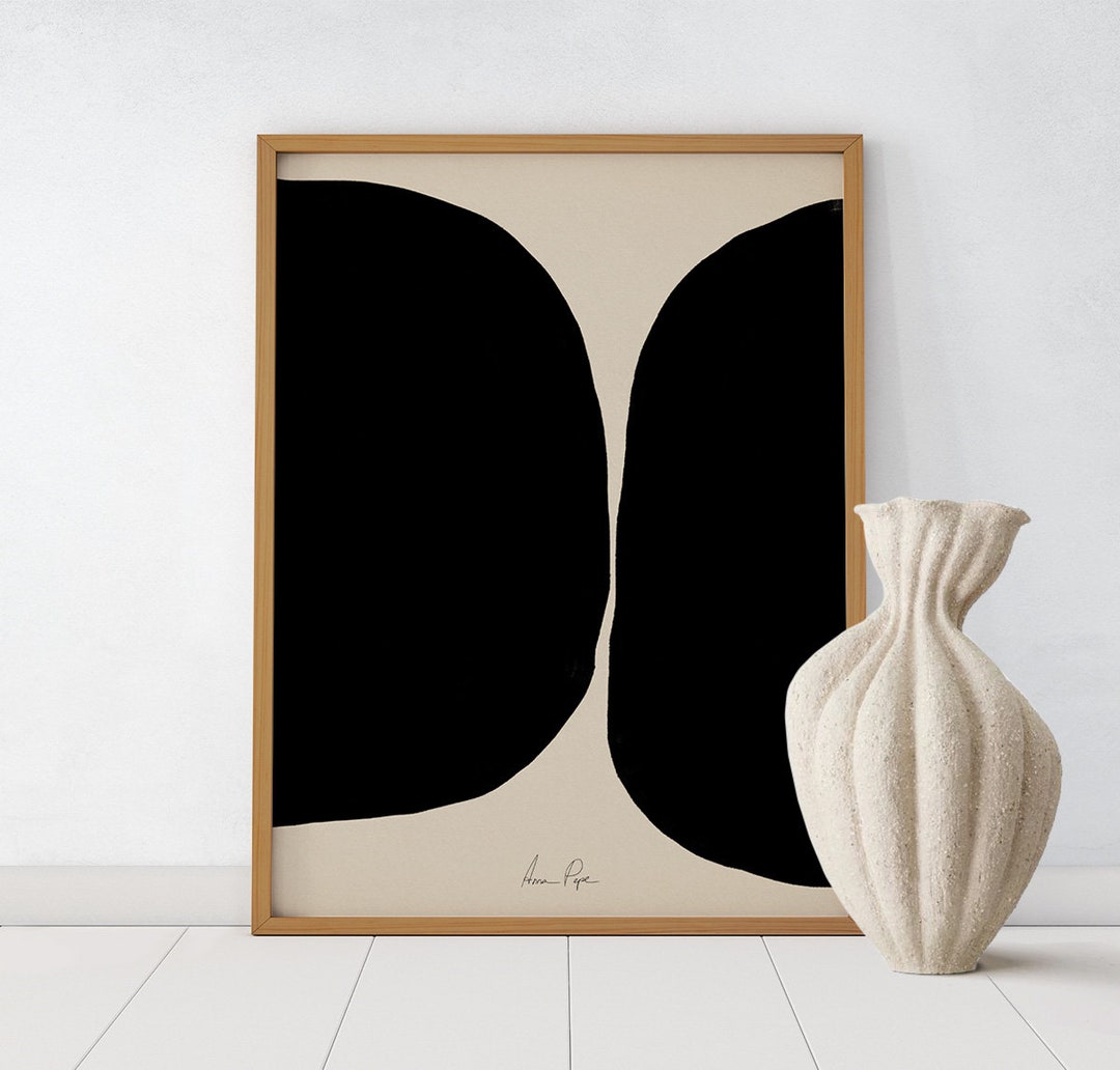 Simple Form Art, Downloadable Print, Printable Wall Art, Abstract ...