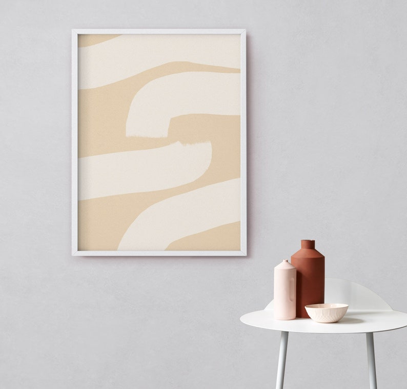 Abstract Thick Lines Art Downloadable Print Printable Modern - Etsy