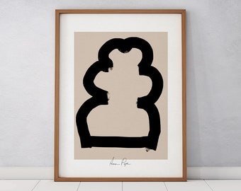 Simple Form Art Downloadable Print Printable Wall Art | Etsy