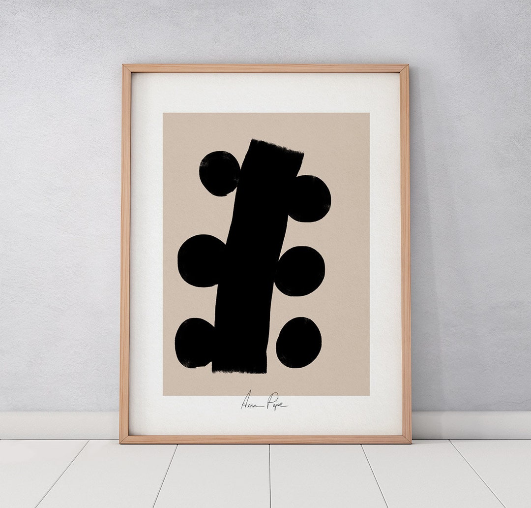 Simple Form Art, Downloadable Print, Printable Wall Art, Abstract ...