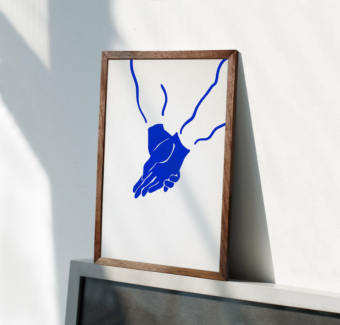 Female Hands Painting Downloadable Print Printable Modern - Etsy