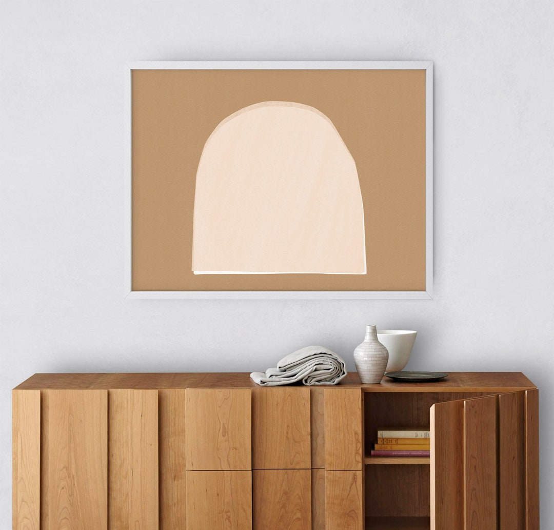 Abstract Horizontal Arch Print, Downloadable Abstract Painting ...