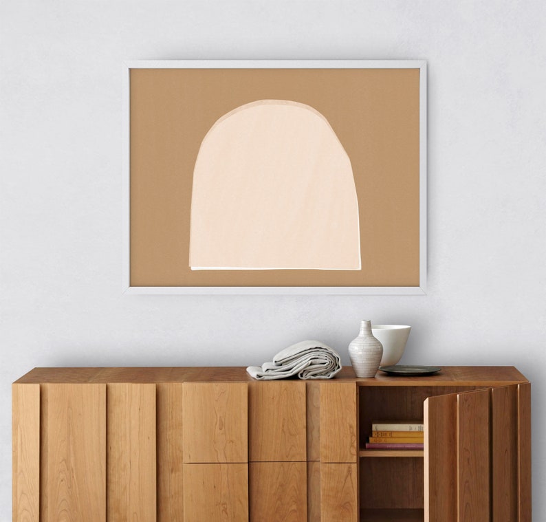 Abstract Horizontal Arch Print Downloadable Abstract - Etsy
