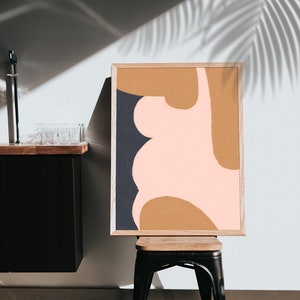 Woman Figure Downloadable Print, Printable Art Abstract Painting ...