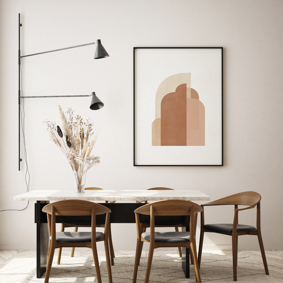 Printable Geometric Wall Art Downloadable Print Instant - Etsy