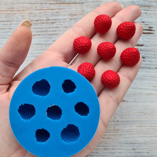 Silicone Mold of Handmade Raspberry 4 Pcs. Ø 1-1.4 Cm - Etsy