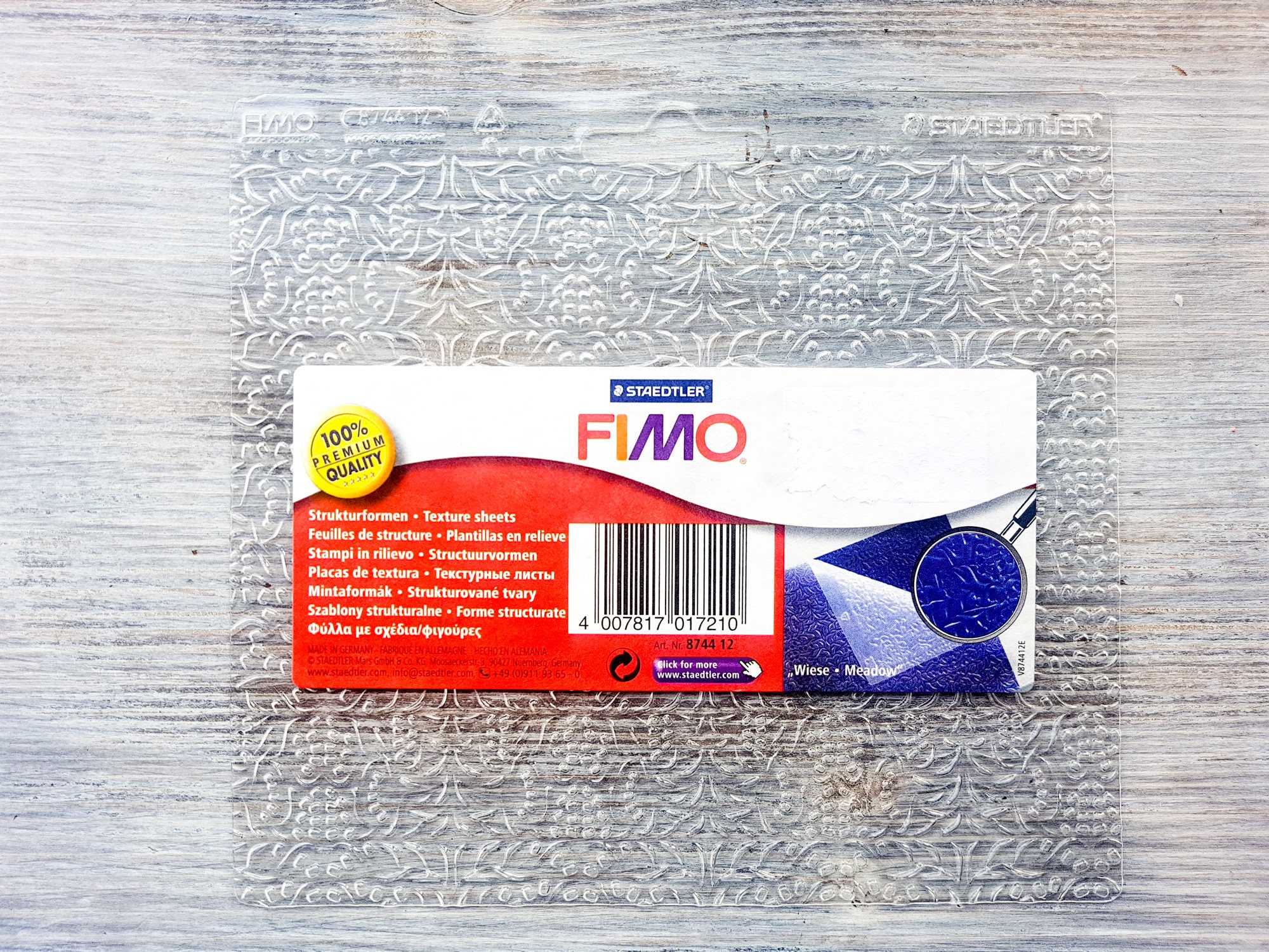 Fimo flexible texture sheet Meadow Used for decor and | Etsy