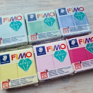 Fimo Effect Gemstone Serie Polymer Clay, Jade Green gemstone, Nr. 506 ...