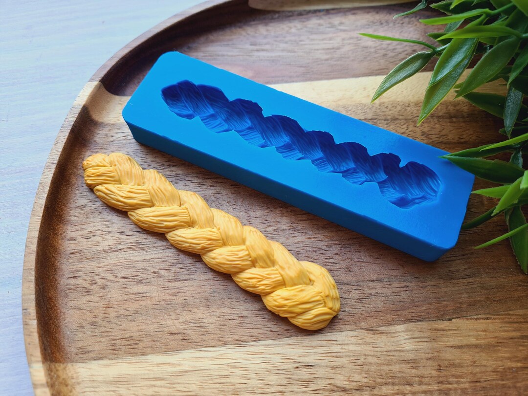 Silicone Mold of Wheat Branch, Style 3, Handmade, ~ 2*10.2cm, H:0.8 Cm ...