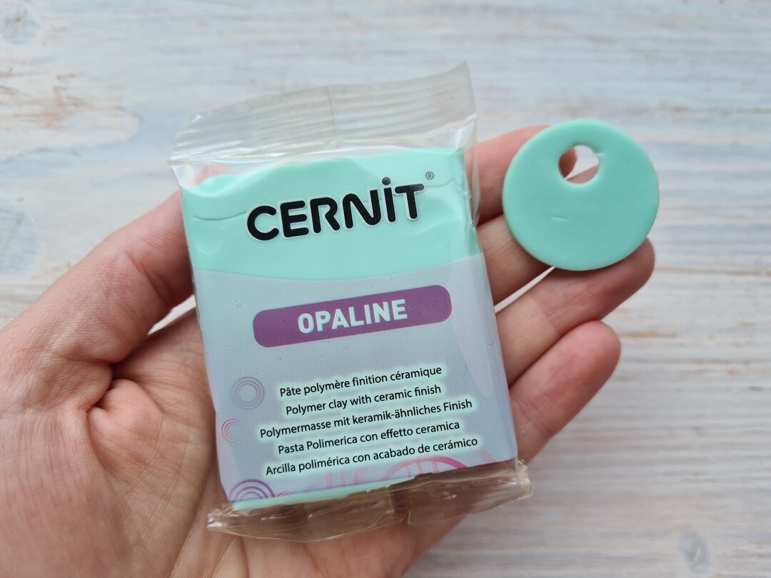 CERNIT Opaline Serie Polymer Clay, Mint Green, Nr. 640, 56g (2oz), Oven ...