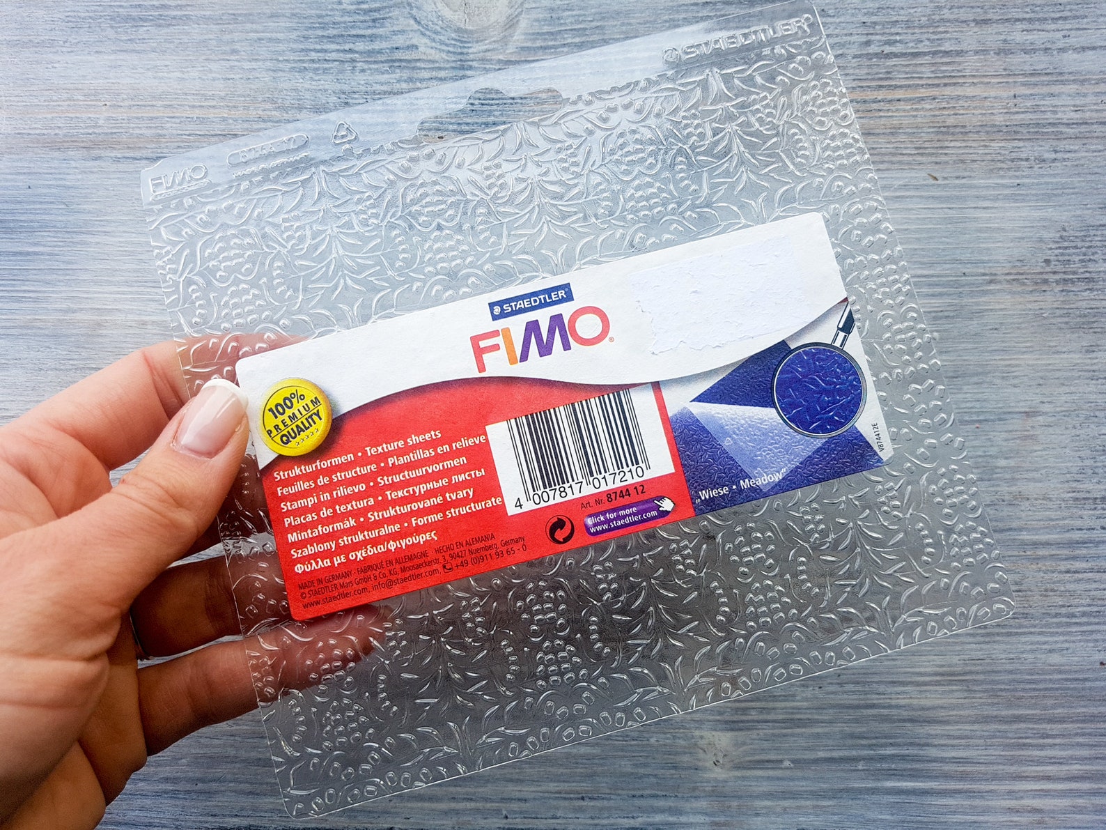 Fimo Flexible Texture Sheet Meadow Used for Decor and | Etsy