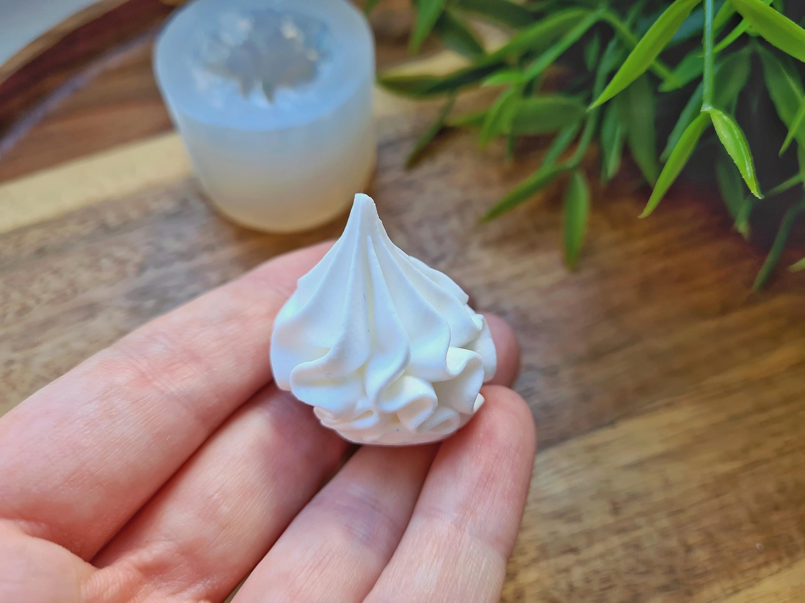 Silicone Mold of Meringue, Style 15, ~ Ø 2.9 Cm, H:3.2 Cm, Modeling ...