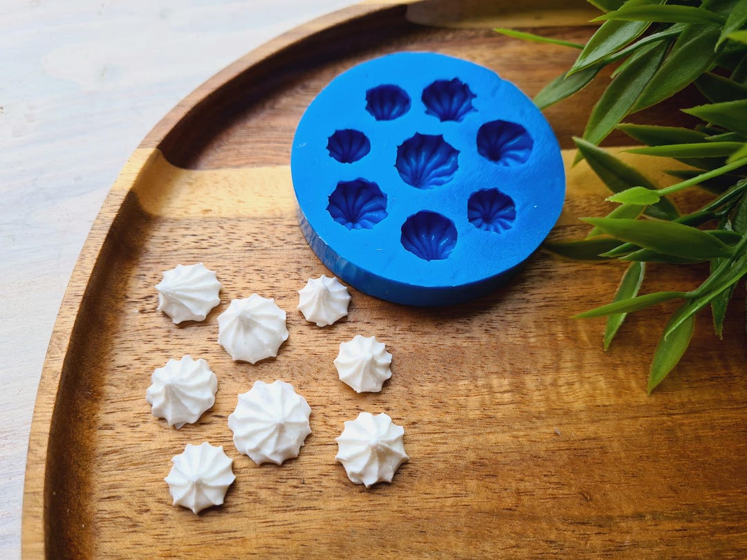 Silicone Mold of Meringue, Style 31, Set, 8 Elements, ~ Ø 1.1-1.6 Cm, H ...
