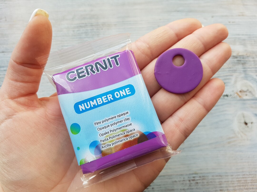 CERNIT Number One Polymer Clay, Purple, Nr. 962, 56g (2oz), Soft Clay ...