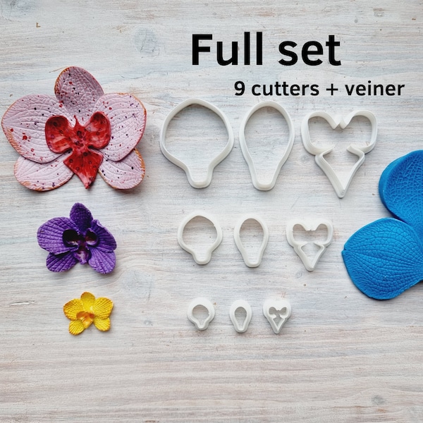 Orchid Cutters and Veiners - Etsy