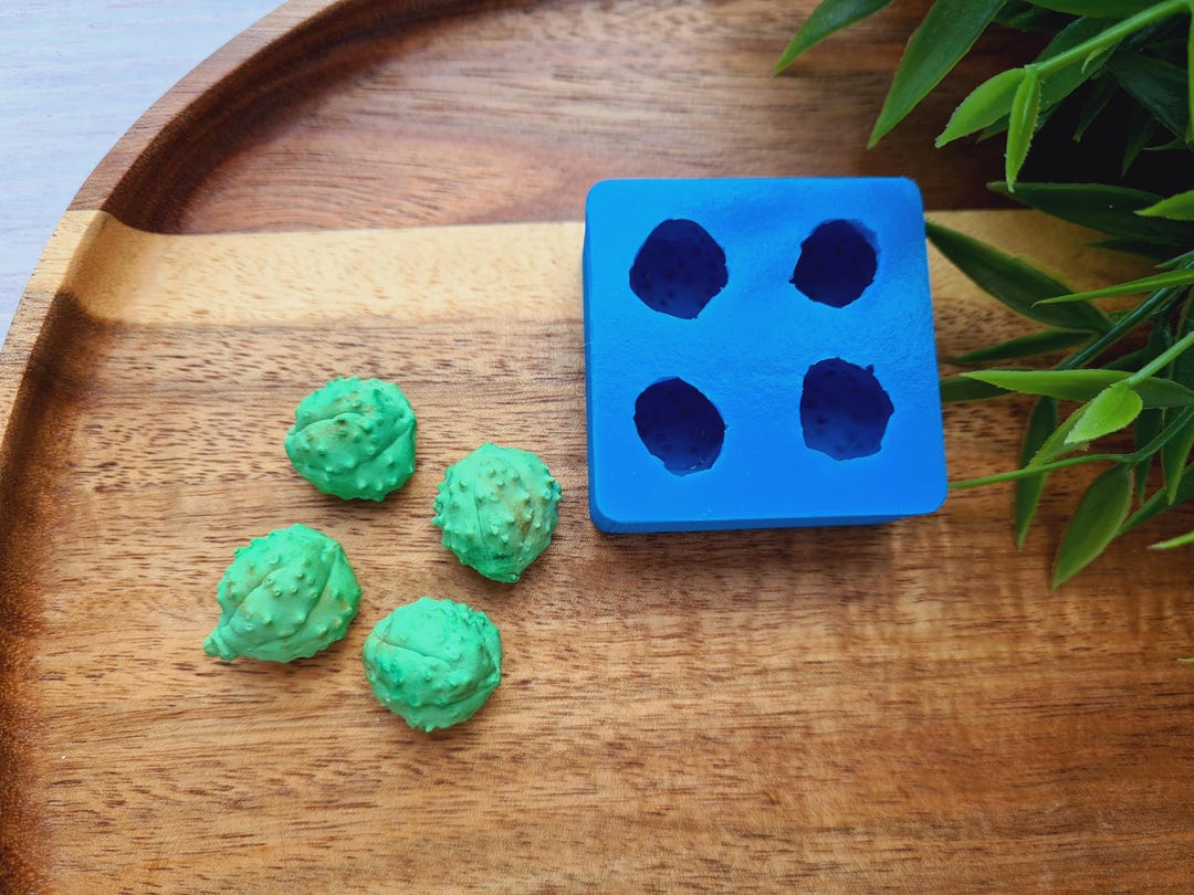 Silicone Mold of Chestnut, Style 2, 4 Elements, ~ 1.6-2.1 Cm, H:1.3-1.4 ...