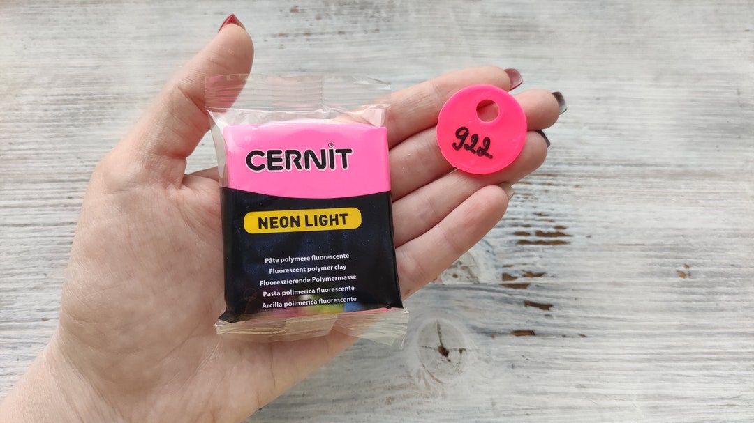 CERNIT NEON Serie Polymer Clay, Fuchsia, Nr. 922, Polymer Clay, Choose ...