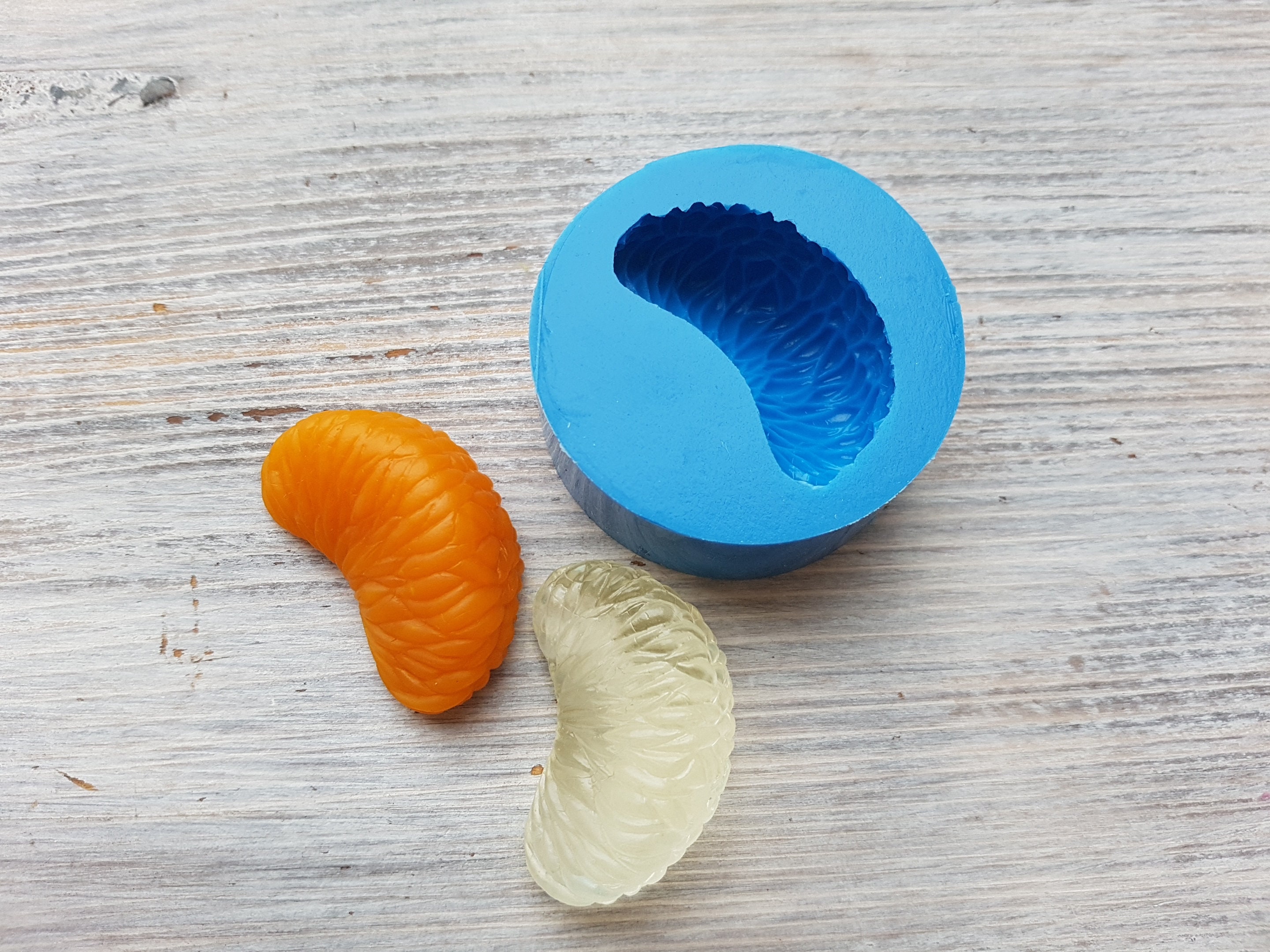 Silicone Mold Slice of Mandarin Large Ø 1.8-3.7 Cm - Etsy