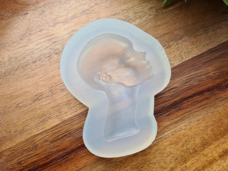 Silicone Mold of Doll Face, Style 48, ~ 4.9*7 Cm, H:1.4 Cm, Polymer ...