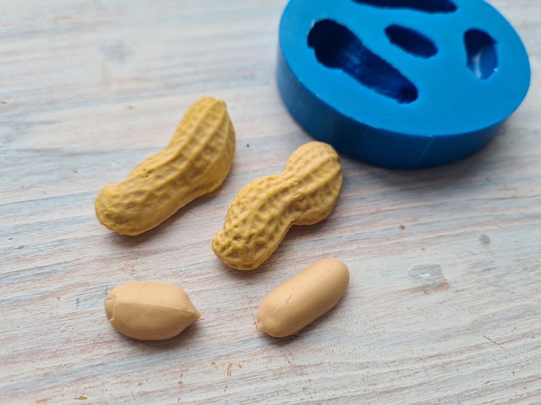 Silicone Mold of Peanuts, 1.7-3.8 Cm, 1.8-1.1 Cm, Modeling Tool for ...