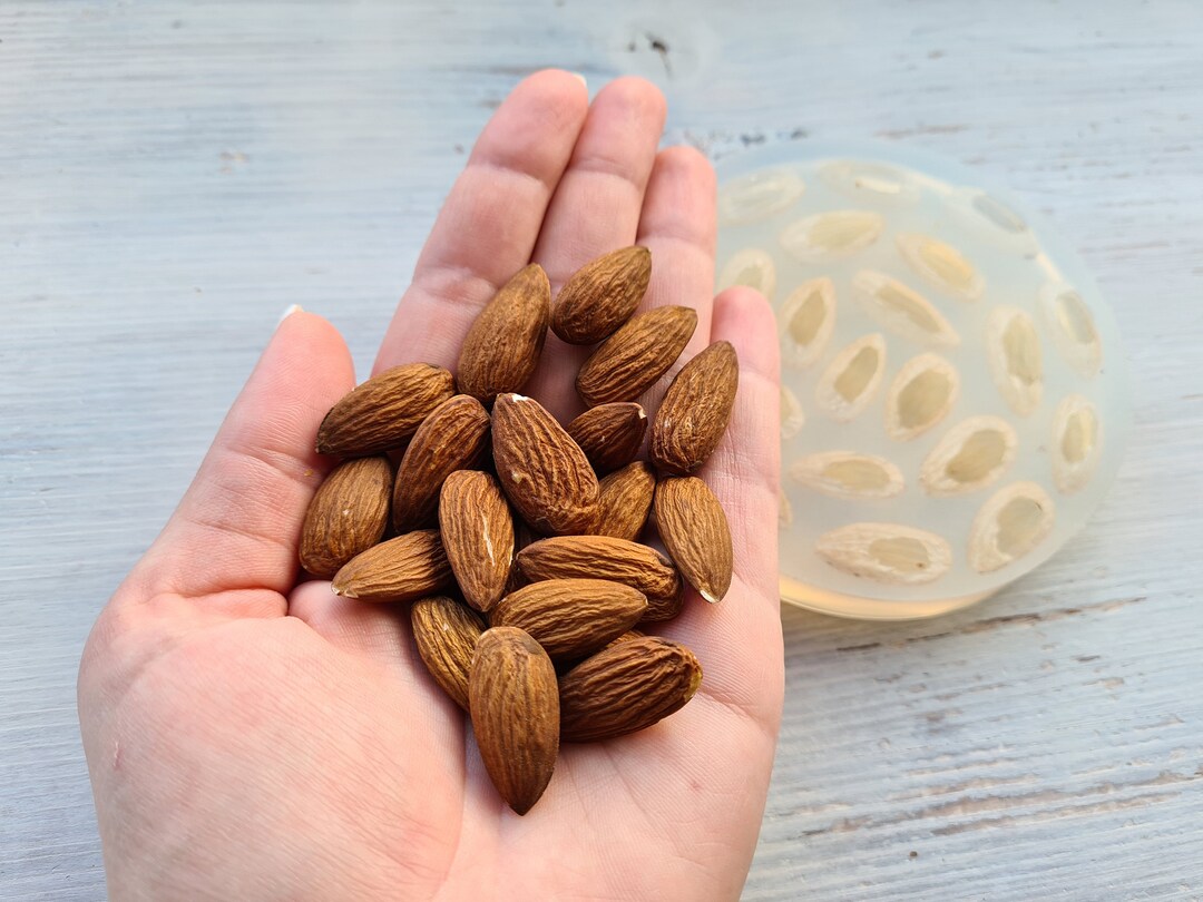 Silicone Mold of Almonds, 20 Pcs., 2-2.5 Cm, Modeling Tool for Soap ...