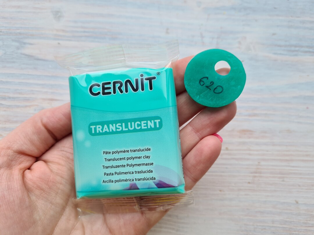 CERNIT Translucent Serie Polymer Clay Emerald Nr. 620 56g - Etsy