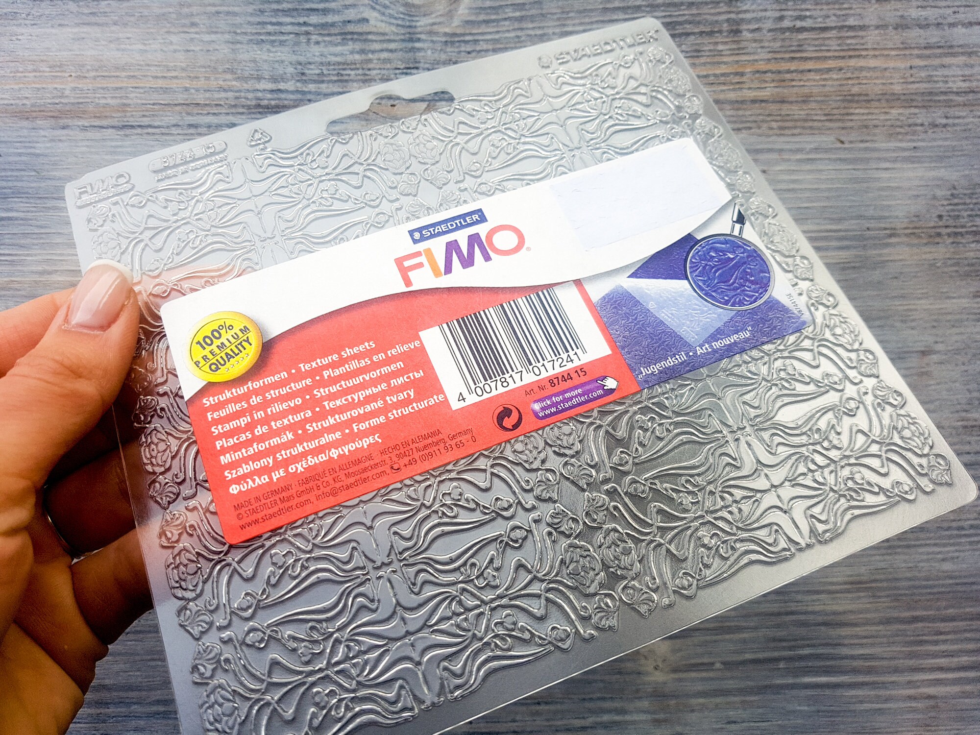 Fimo texture sheet Art Nouveau Used for decor and texture | Etsy