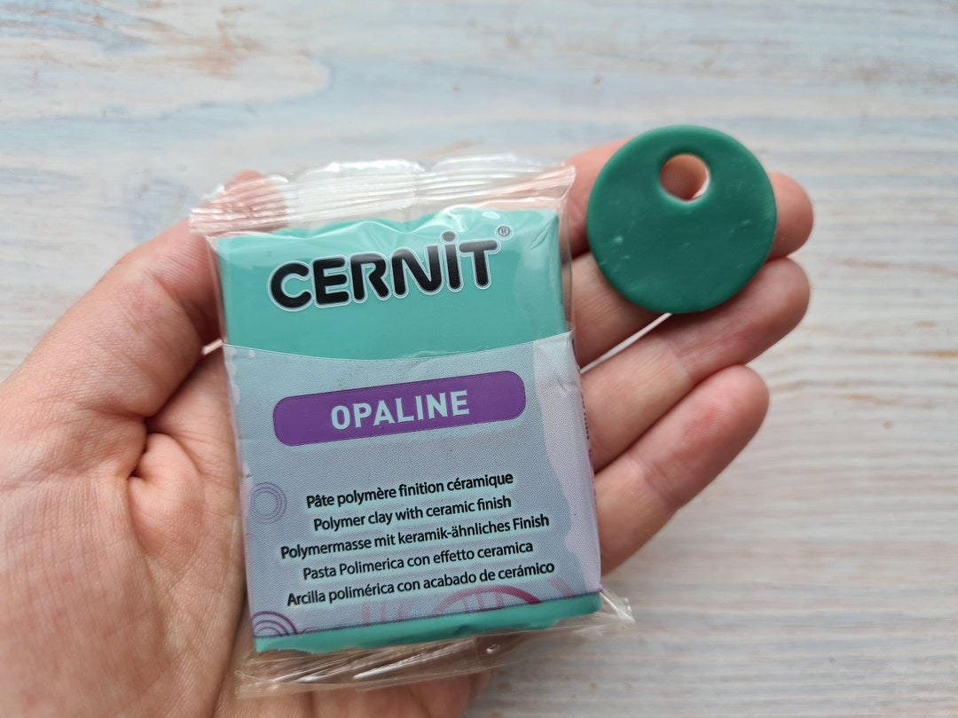 CERNIT Opaline Serie Polymer Clay, Celadon Green, Nr. 637, 56g (2oz ...