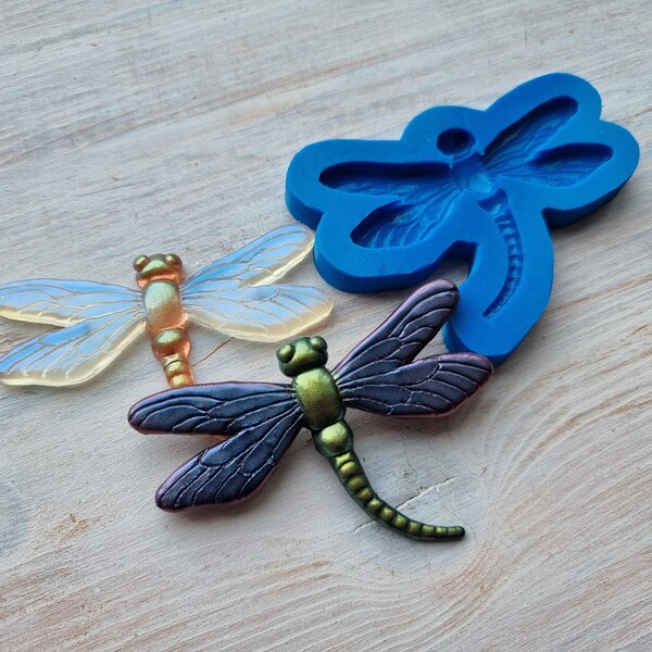 Polymer Clay Dragonfly - Etsy