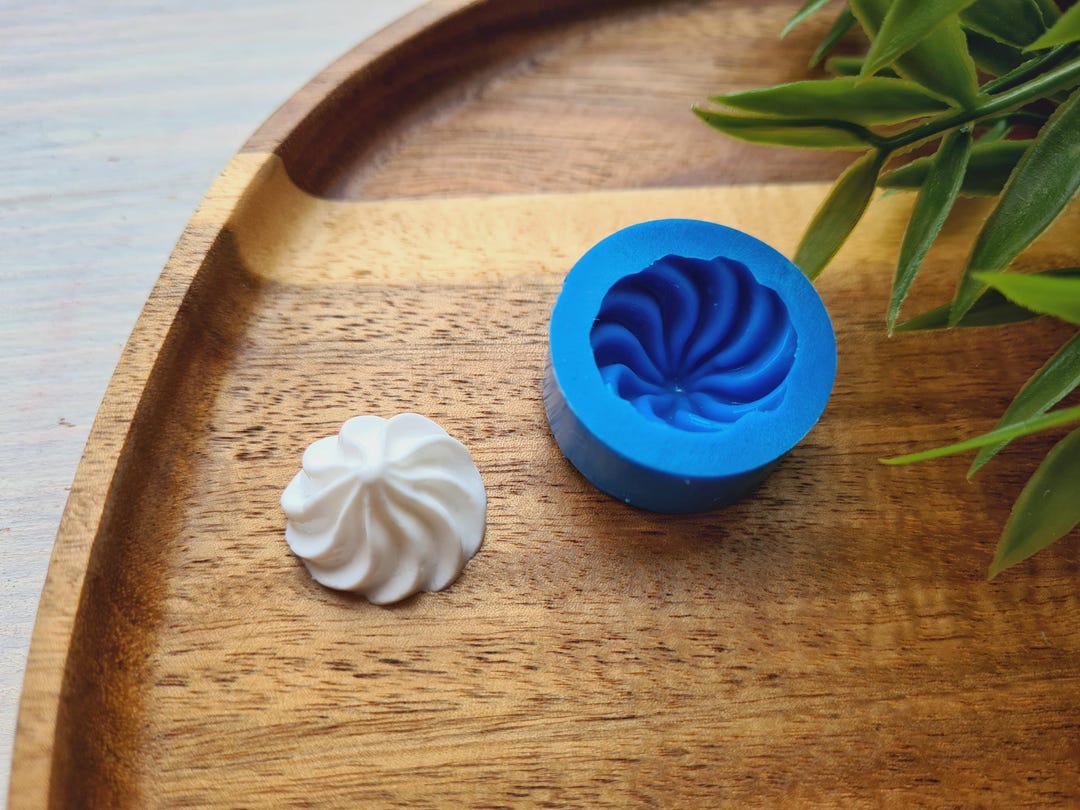 Silicone Mold of Meringue, Style 24, ~ Ø 2.1 Cm, H:1.2 Cm, Modeling ...