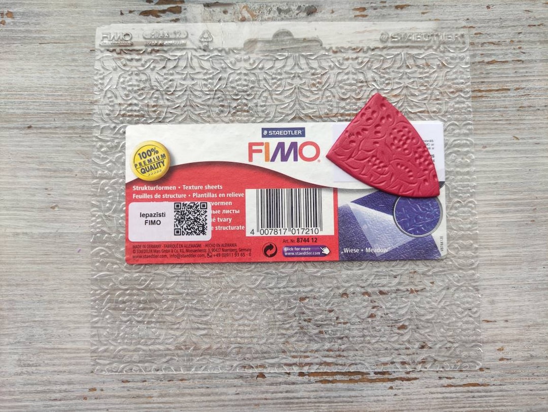 Fimo Flexible Texture Sheet Meadow, Used for Decor and Texture ...
