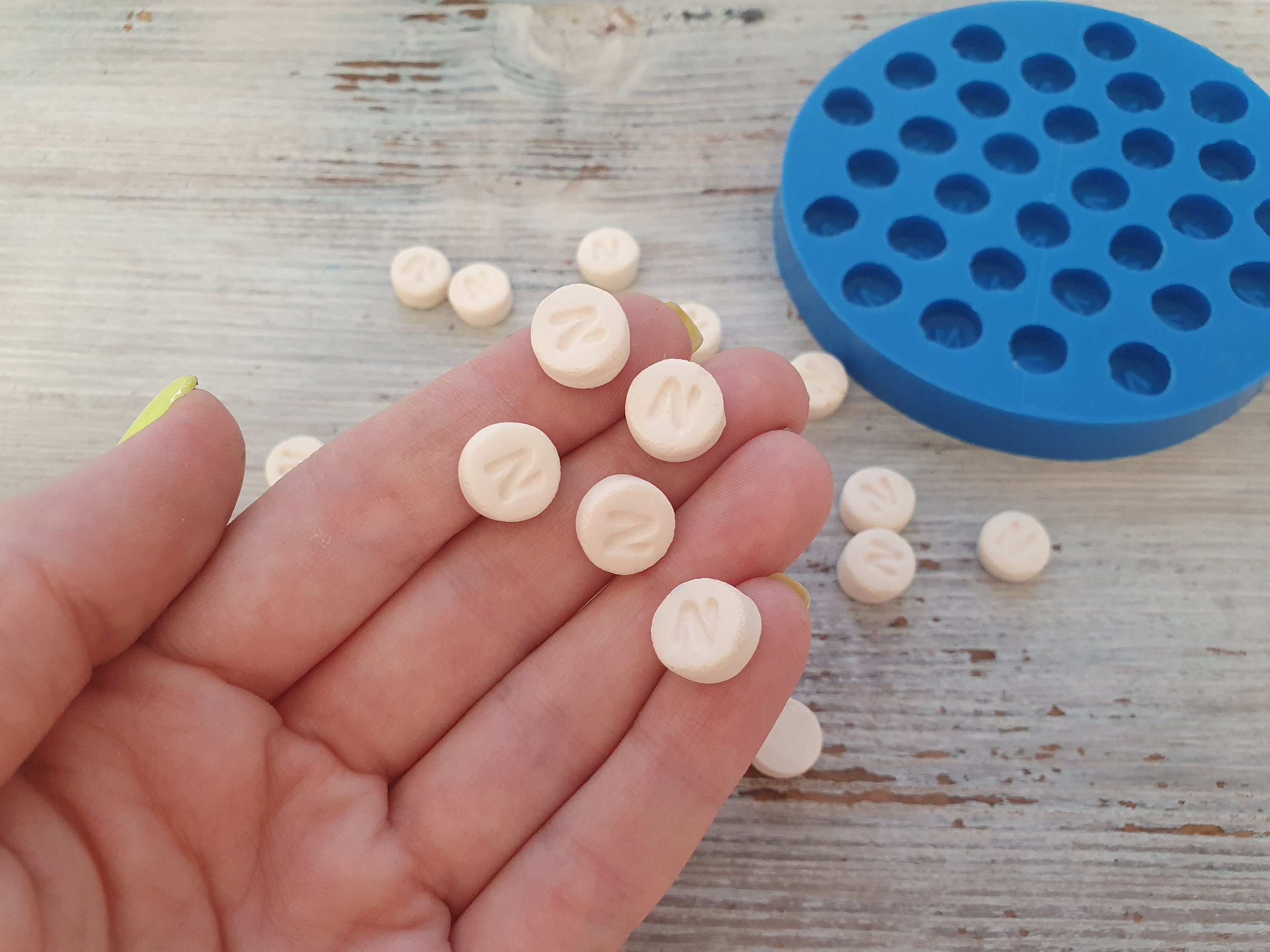 Silicone Mold for Personalized Toothpaste Tablets 30 Pcs. Ø - Etsy