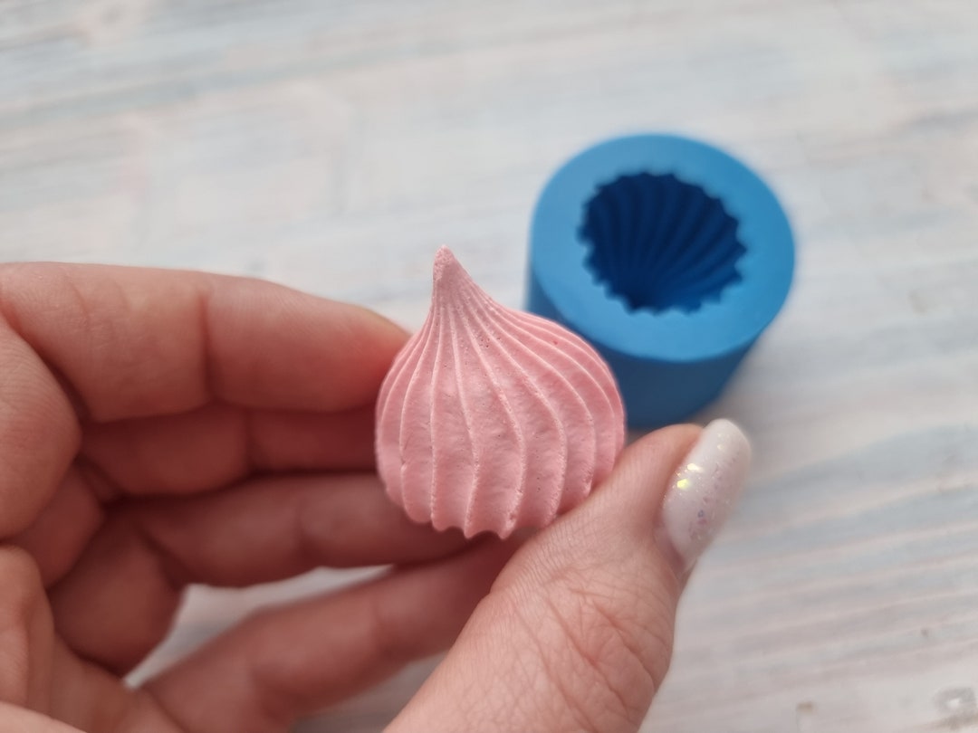 Silicone Mold of Meringue 18, Ø 3 Cm, H:2.8 Cm, Modeling Tool for ...