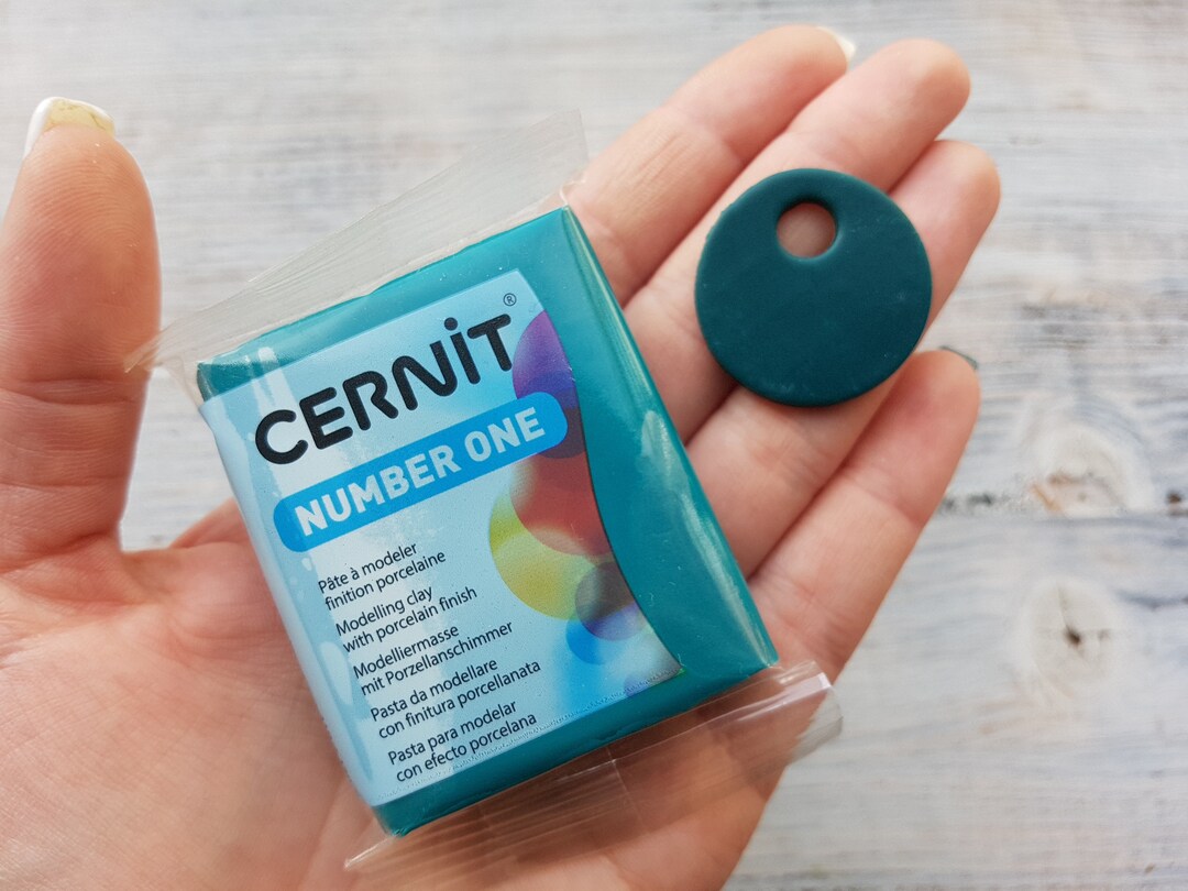 CERNIT Number One Serie Polymer Clay, Pine Green, Nr. 662, 56g (2oz ...