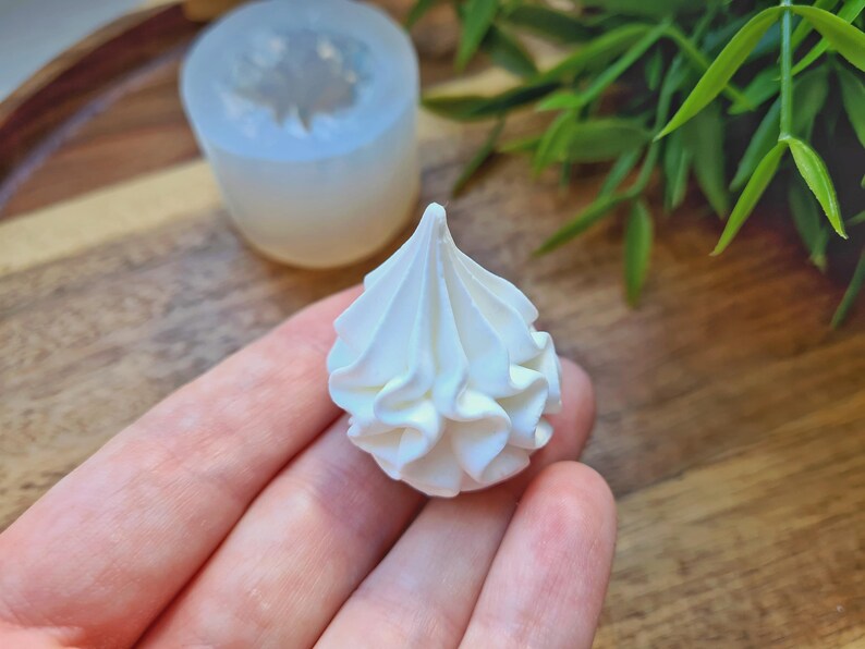 Silicone Mold of Meringue, Style 15, ~ Ø 2.9 Cm, H:3.2 Cm, Modeling ...