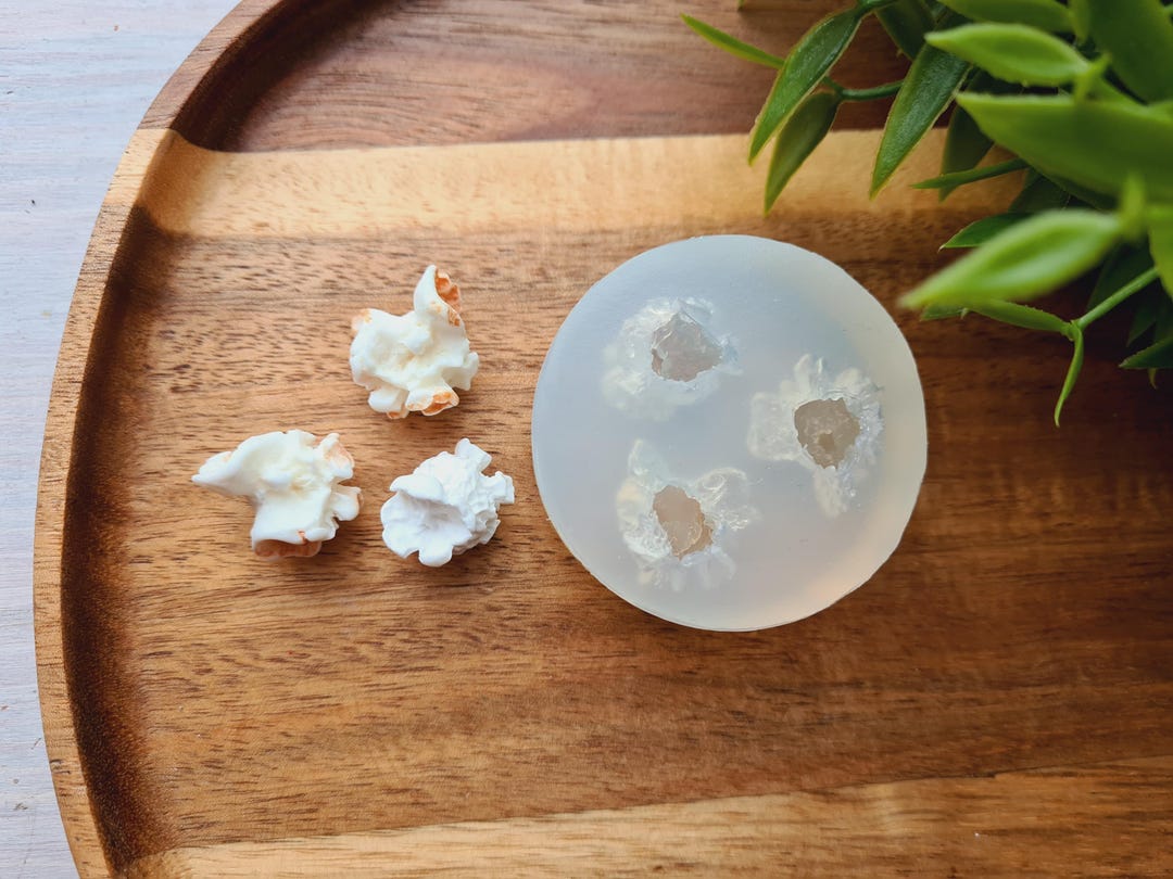 Silicone Mold of Popcorn, Style 1, 3 Elements, ~ 1.4-2 Cm, Modeling ...