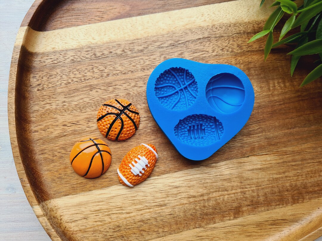 Silicone Mold of Set of Balls, Style 1, ~ Ø 2.4-2.8*1.7 Cm, H:0.7-0.9 ...