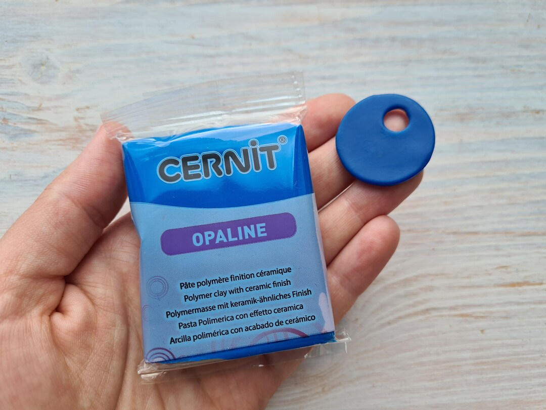 CERNIT Opaline Serie Polymer Clay, Primary Blue, Nr. 261, 56g (2oz ...