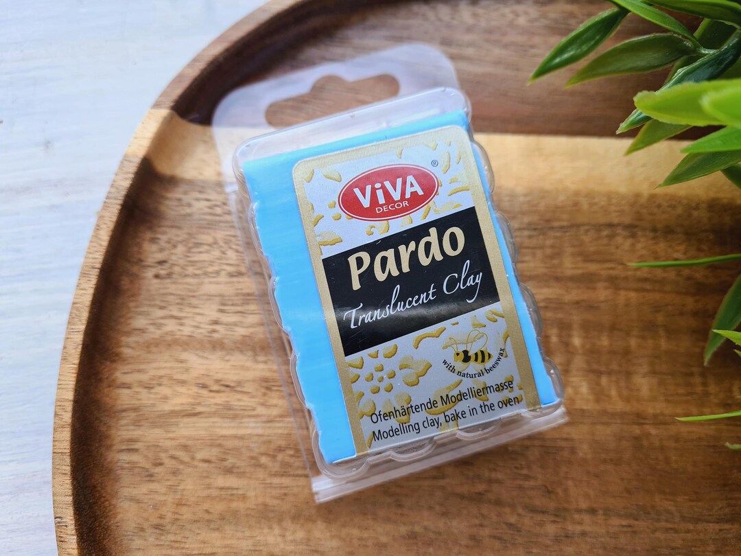 PARDO, Translucent, Light Blue, Nr.613, 56g (1.98oz), Oven-hardening ...