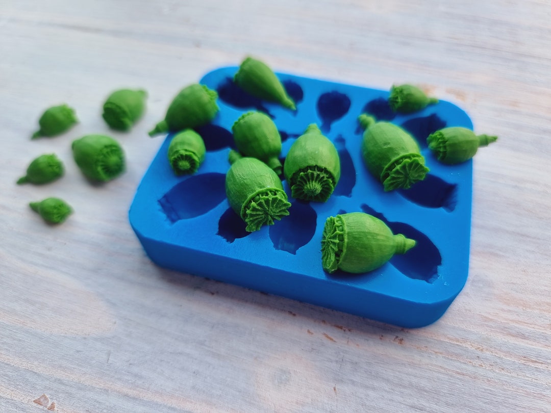 Silicone Mold of Poppy Boxes Set 2 15 Pcs. - Etsy