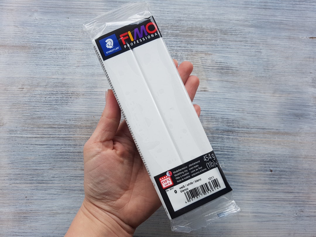 Fimo Professional White 454g, NR. 0, True Colours, Modelling Clay for ...