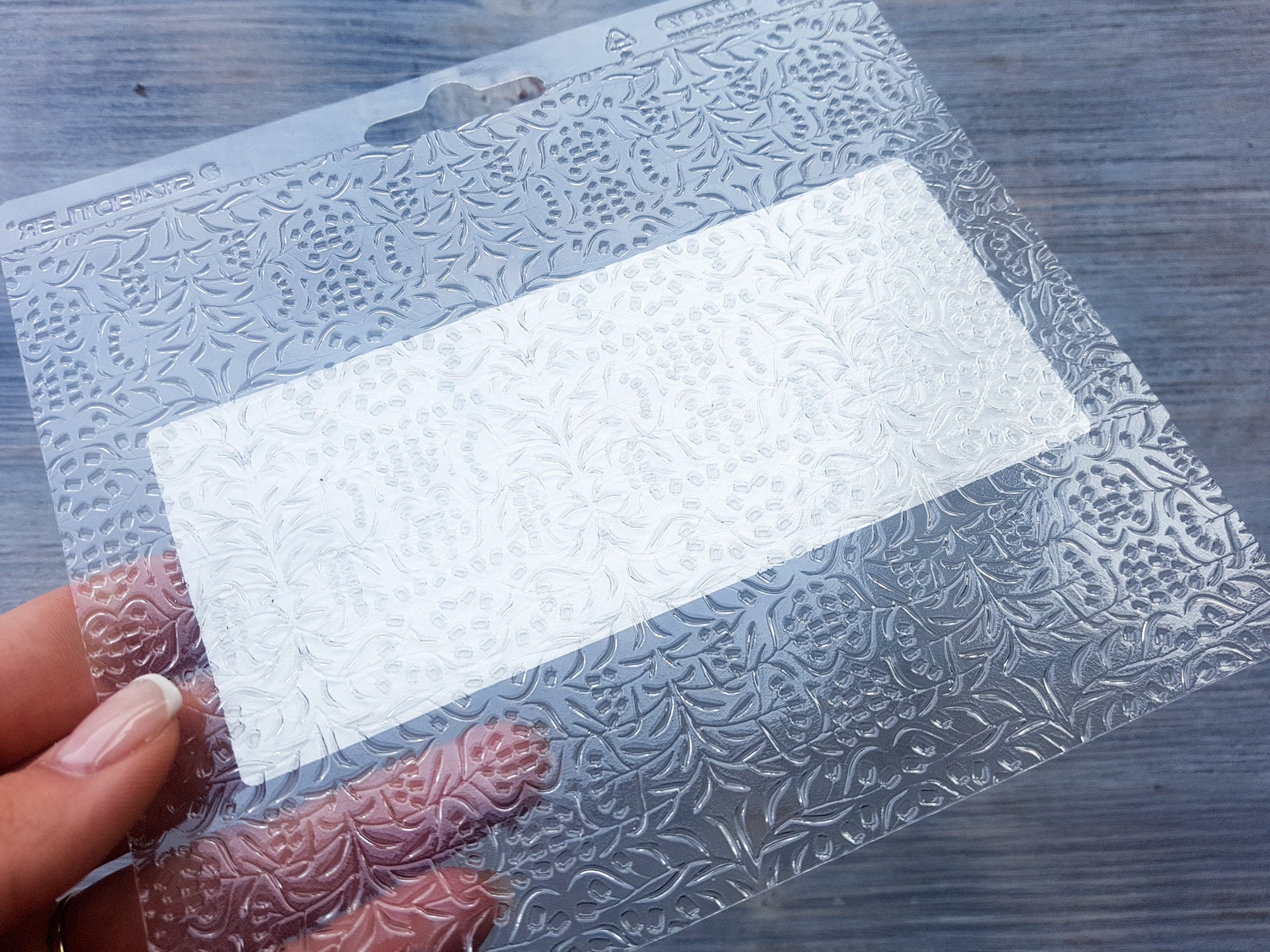 Fimo flexible texture sheet Meadow Used for decor and | Etsy