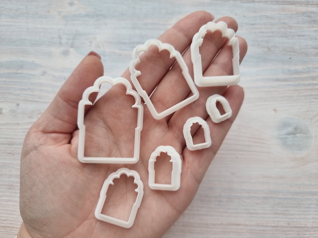 Gift Box, Set of 7 Cutters, One Clay Cutter or FULL Set, Earring ...