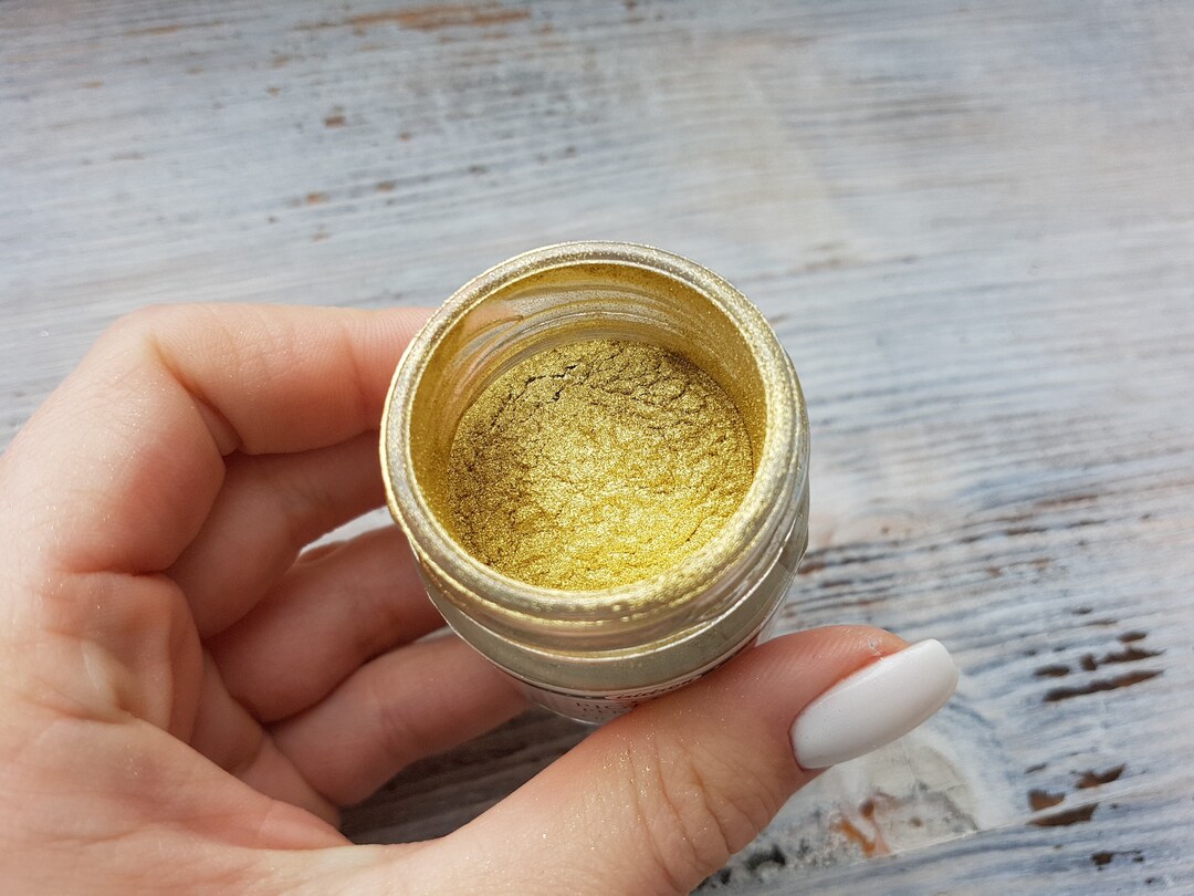 Metallic Pigment for Epoxy Resins, Gold, 25 Ml, Resin Pigments, Colors ...