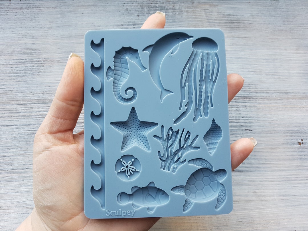 Sculpey® Silicone Mold "sea Life", 9.5*12.4 Cm, Modeling Tool for ...
