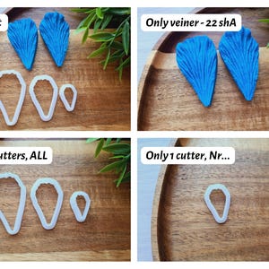 Silicone Veiner of Iris Petal Texture, Choose Full Set or Individually ...